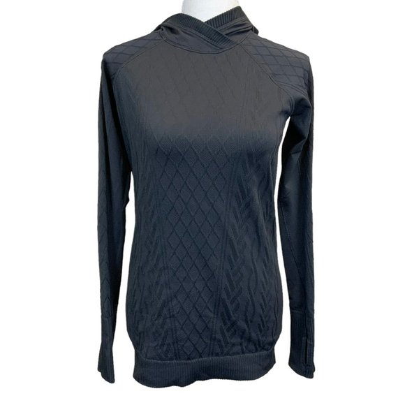 lululemon athletica | Tops | Lululemon Rest Less Hoodie In Black Size 8 ...